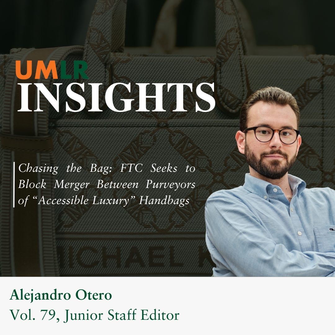 Chasing the Bag: FTC Seeks to Block Merger Between Purveyors of ...